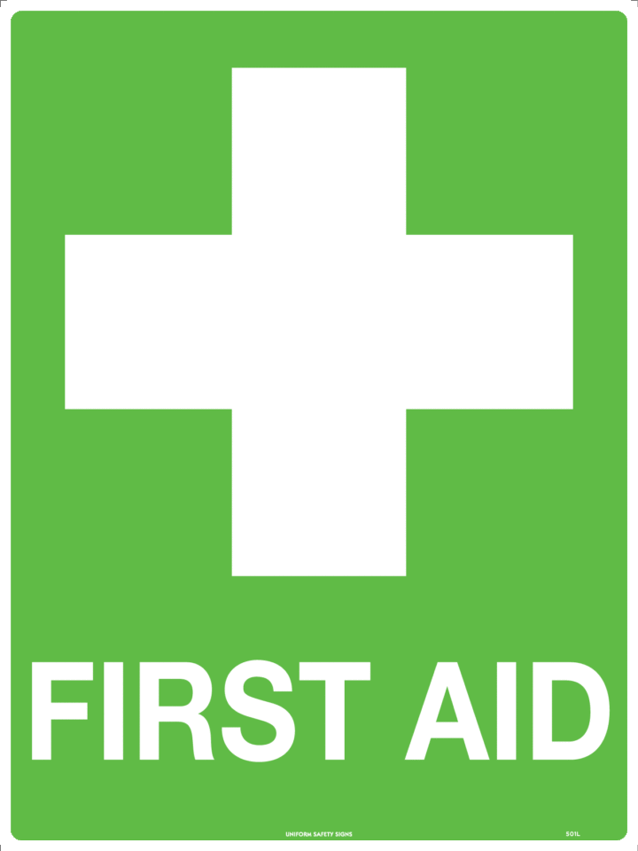 First Aid Safety Sign