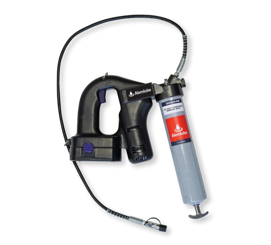 EL Series 18V Lithium-ion grease gun - Alemlube EL Series 18V Lithium-ion grease gun - Alemlube